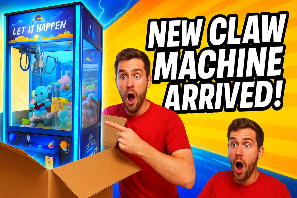 Claw Machine Unboxing & Setup Tutorial | Dubai Arcade Rental Guide