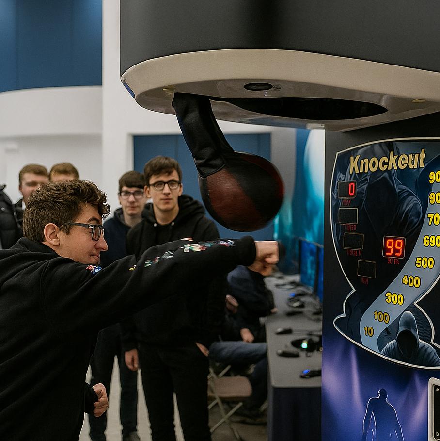Boxing Machine Arcade Game Rental Dubai | Mirror Booth Dubai